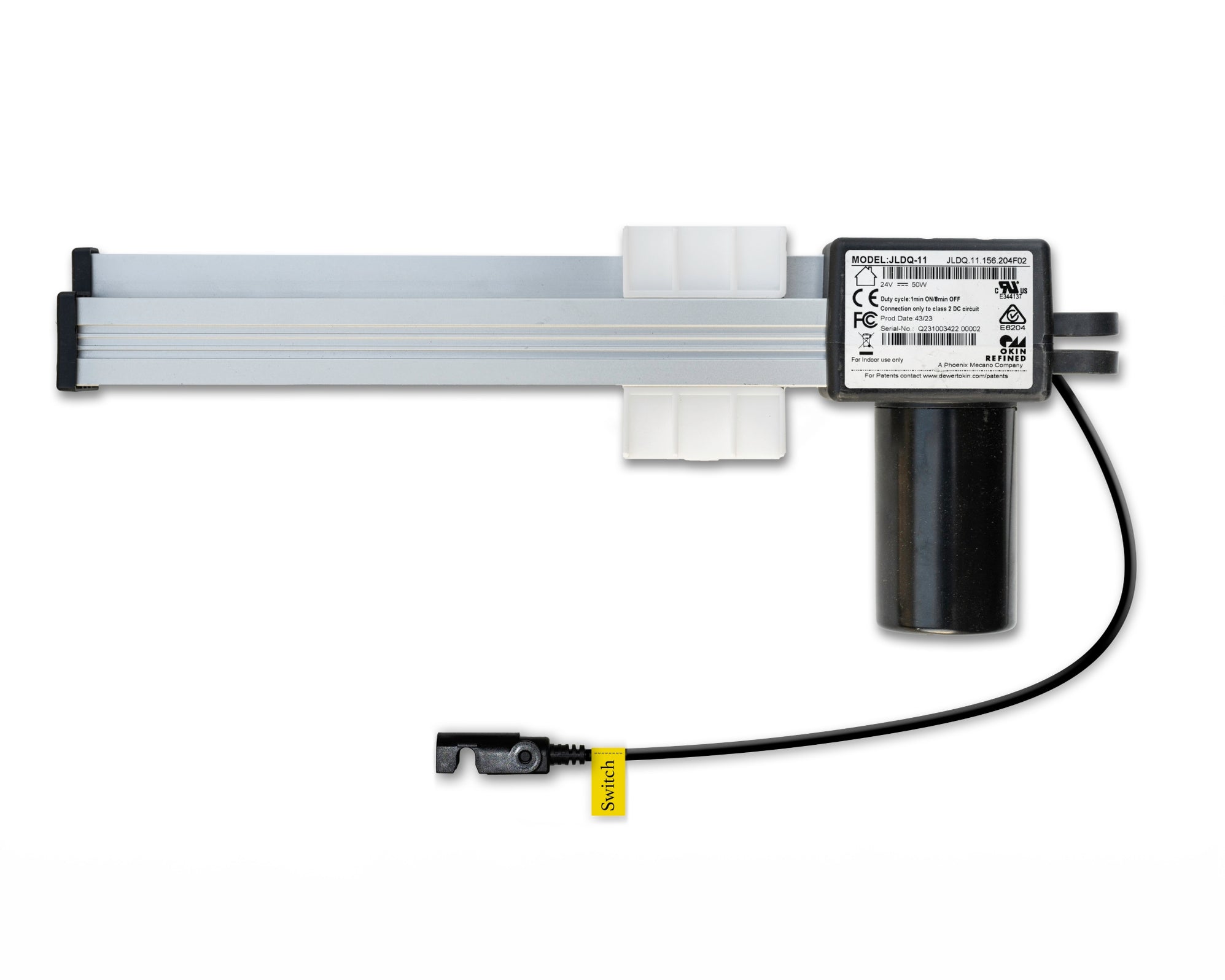 OKIN - Motor Replacement Model JLDQ.11.156.204F02 Linear Actuator for ...